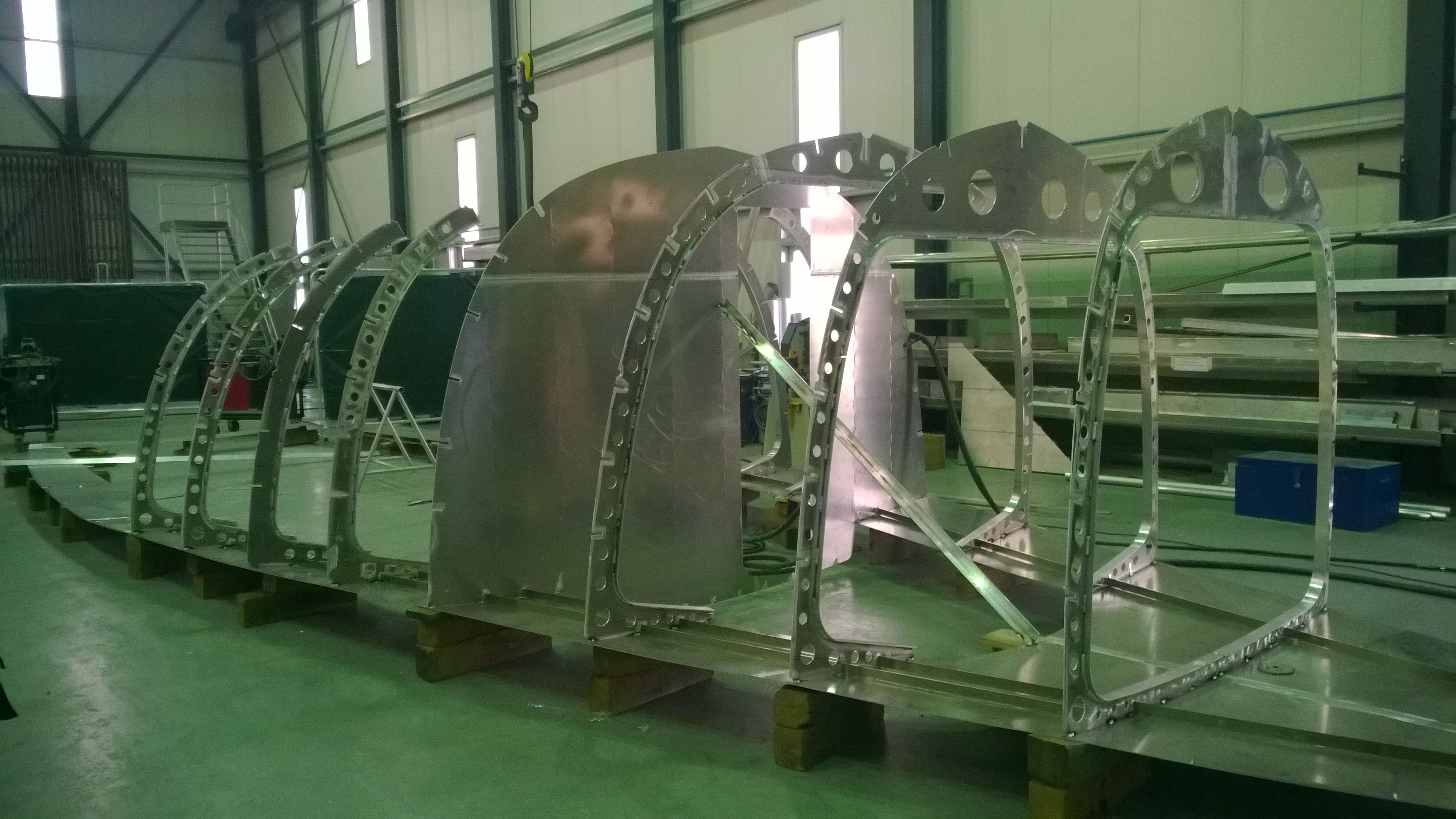 Start Construction Orion 49 by Alubouw Fryslan – Satellite Yacht Design